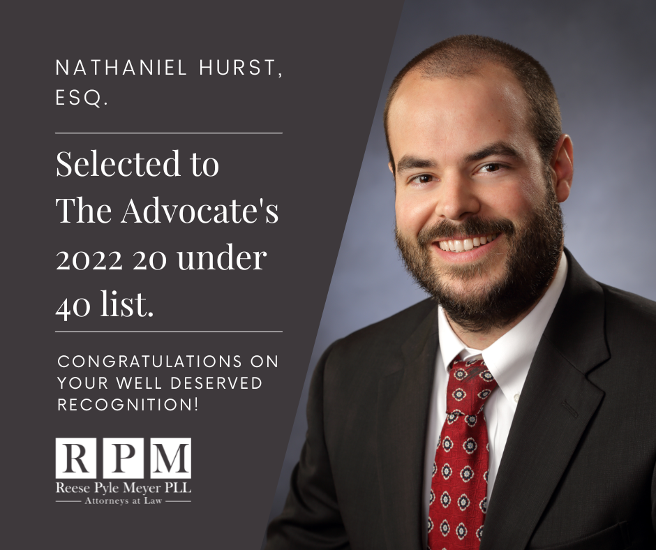 Newark Law Firm, Reese Pyle Meyer PLL | Hurst Recognized as Top 20 ...